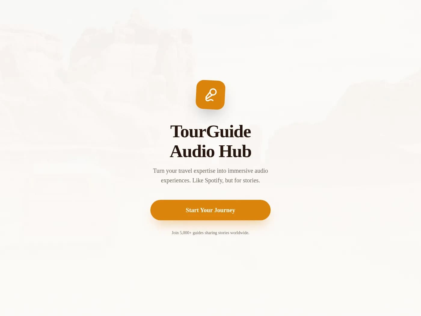 TourGuide Audio Hub