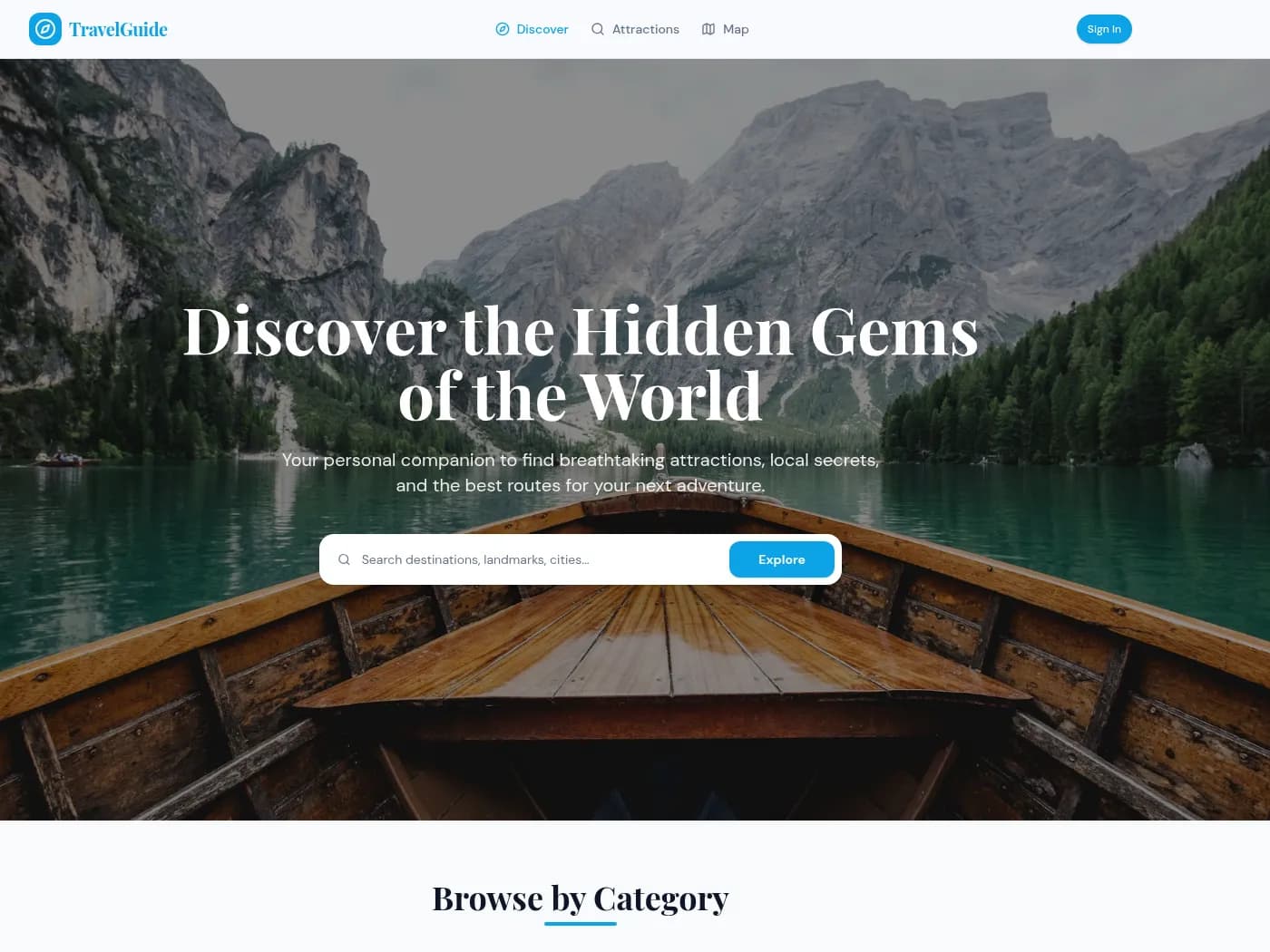 Tourist Guide App