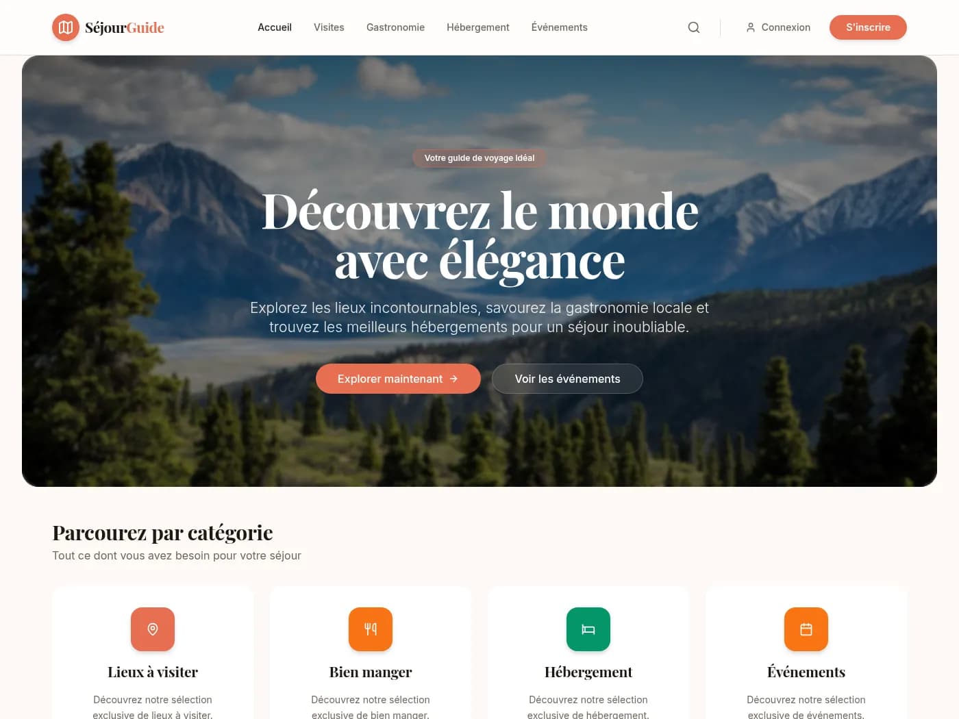 Séjour Touristique Guide