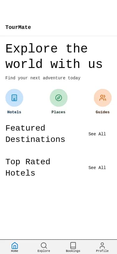TourMate Travel App