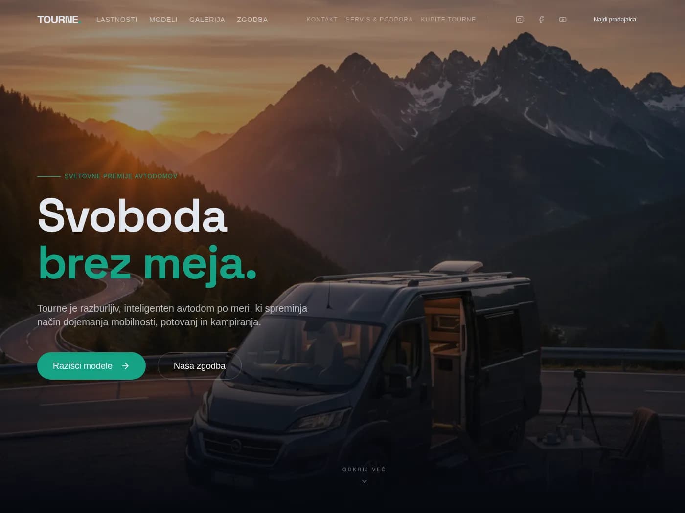 Tourne Mobil Web Clone