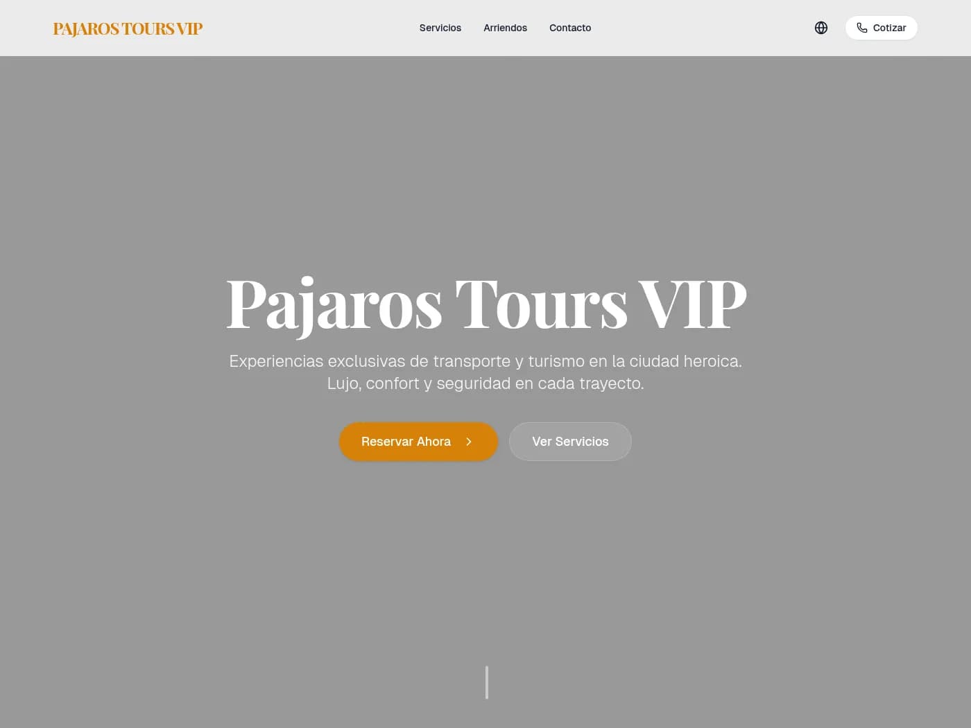 Pajaros Tours VIP Portal