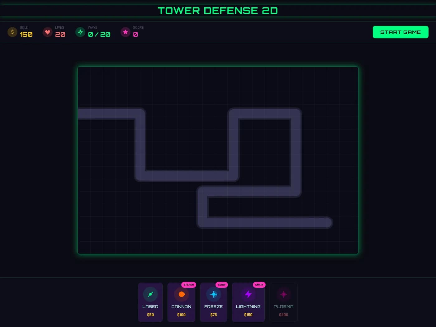 Tower Defend 2D
