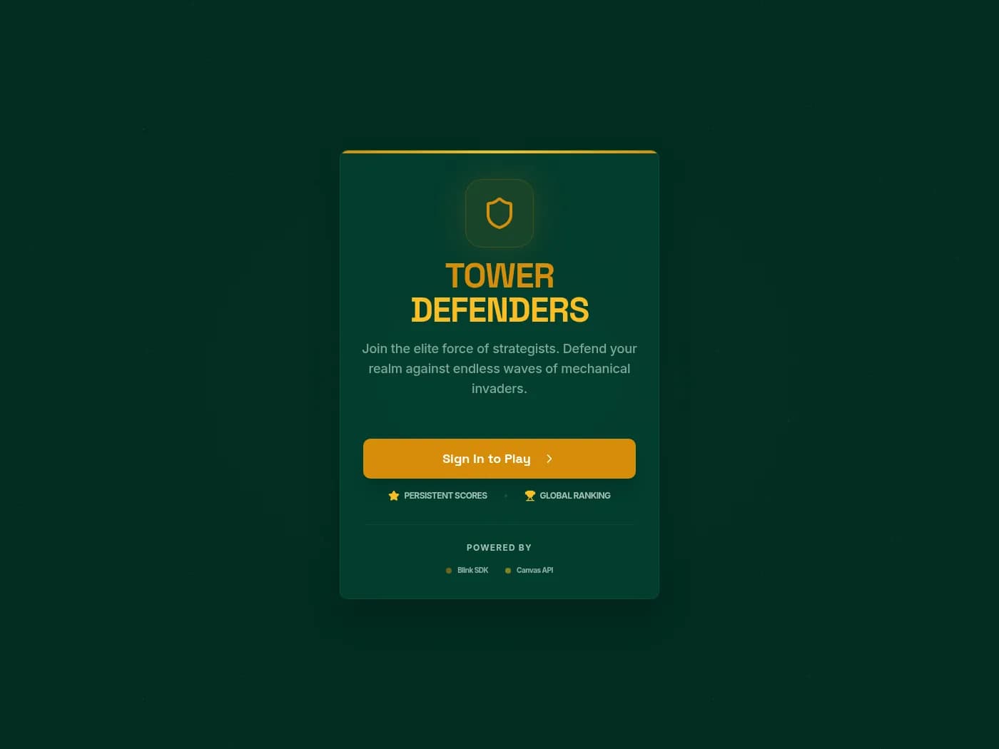 Tower Defenders 2D
