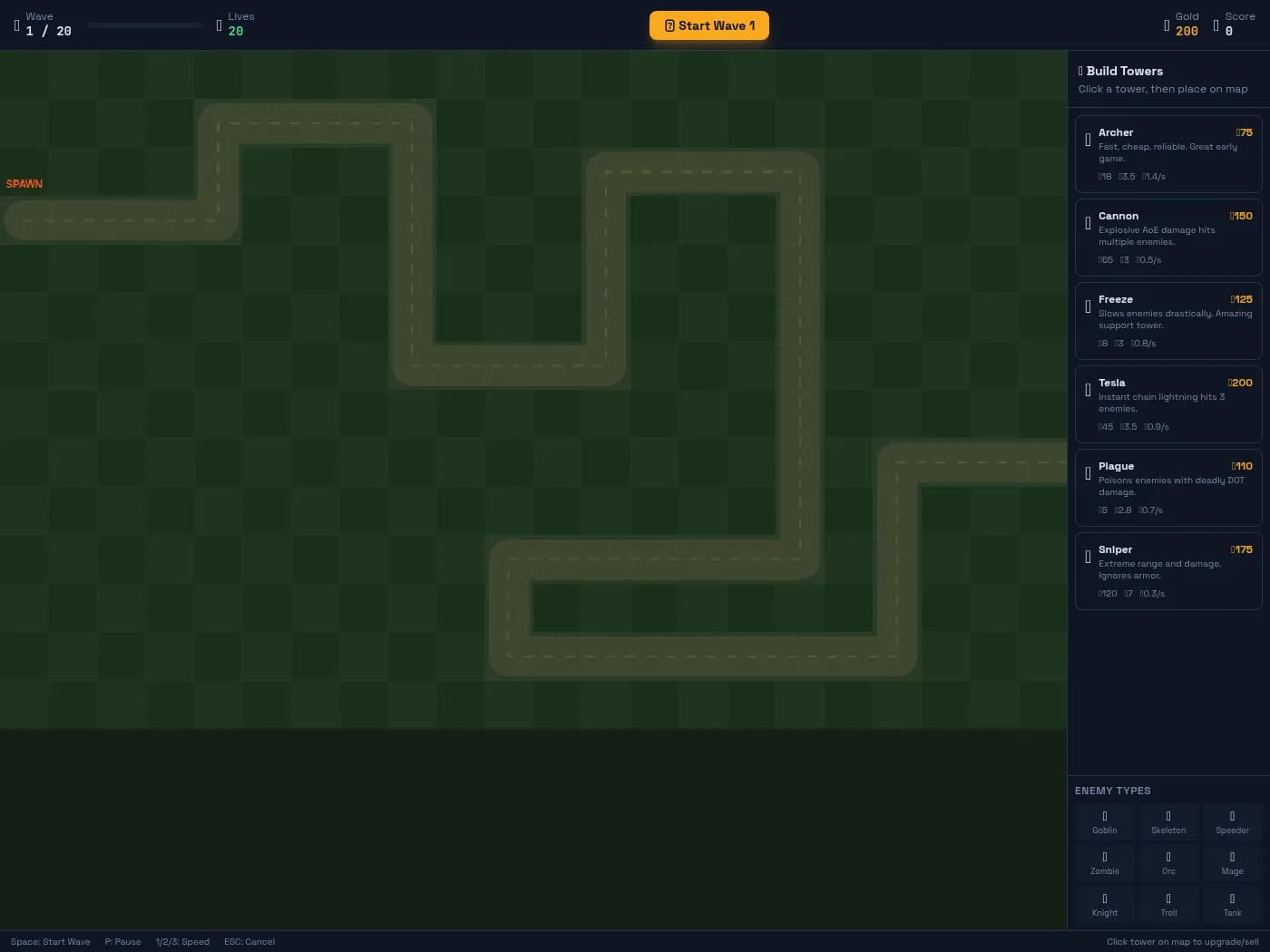 Tower Defense Tactics