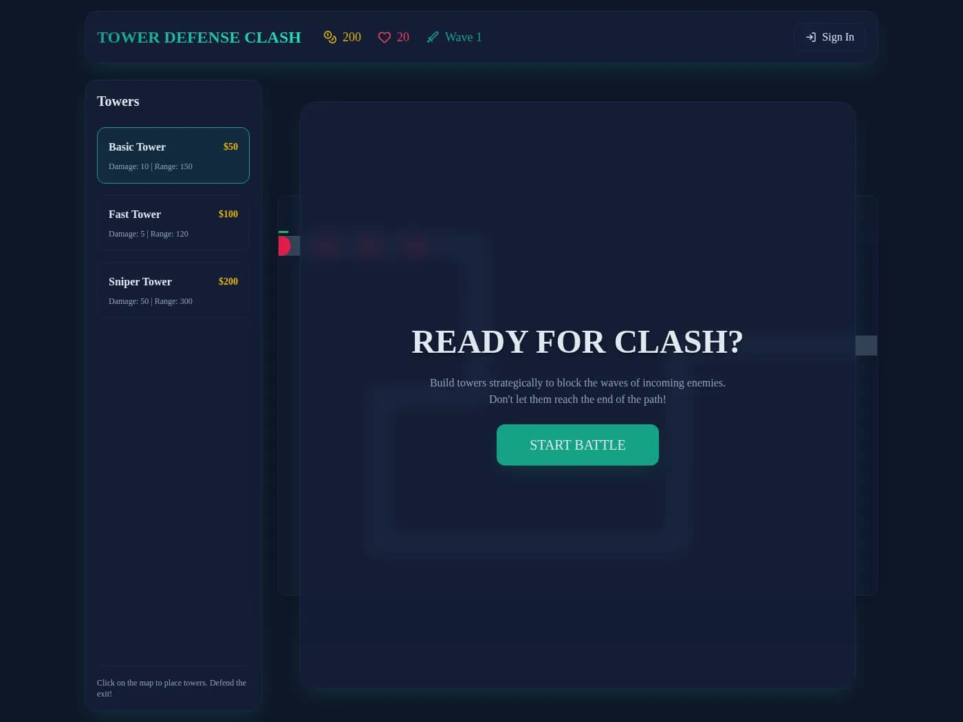 Tower Defense Clash