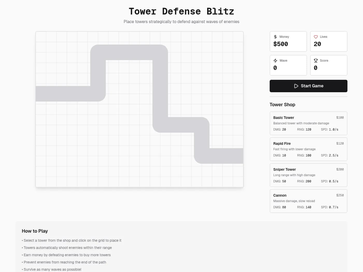 Tower Defense Blitz
