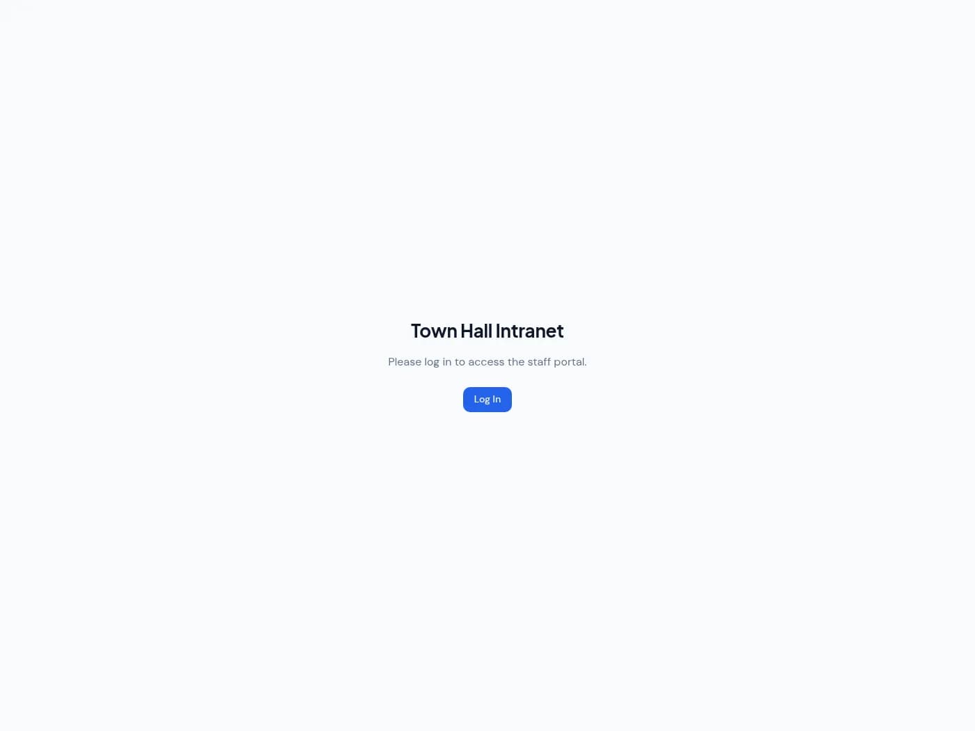 Town Hall Intranet