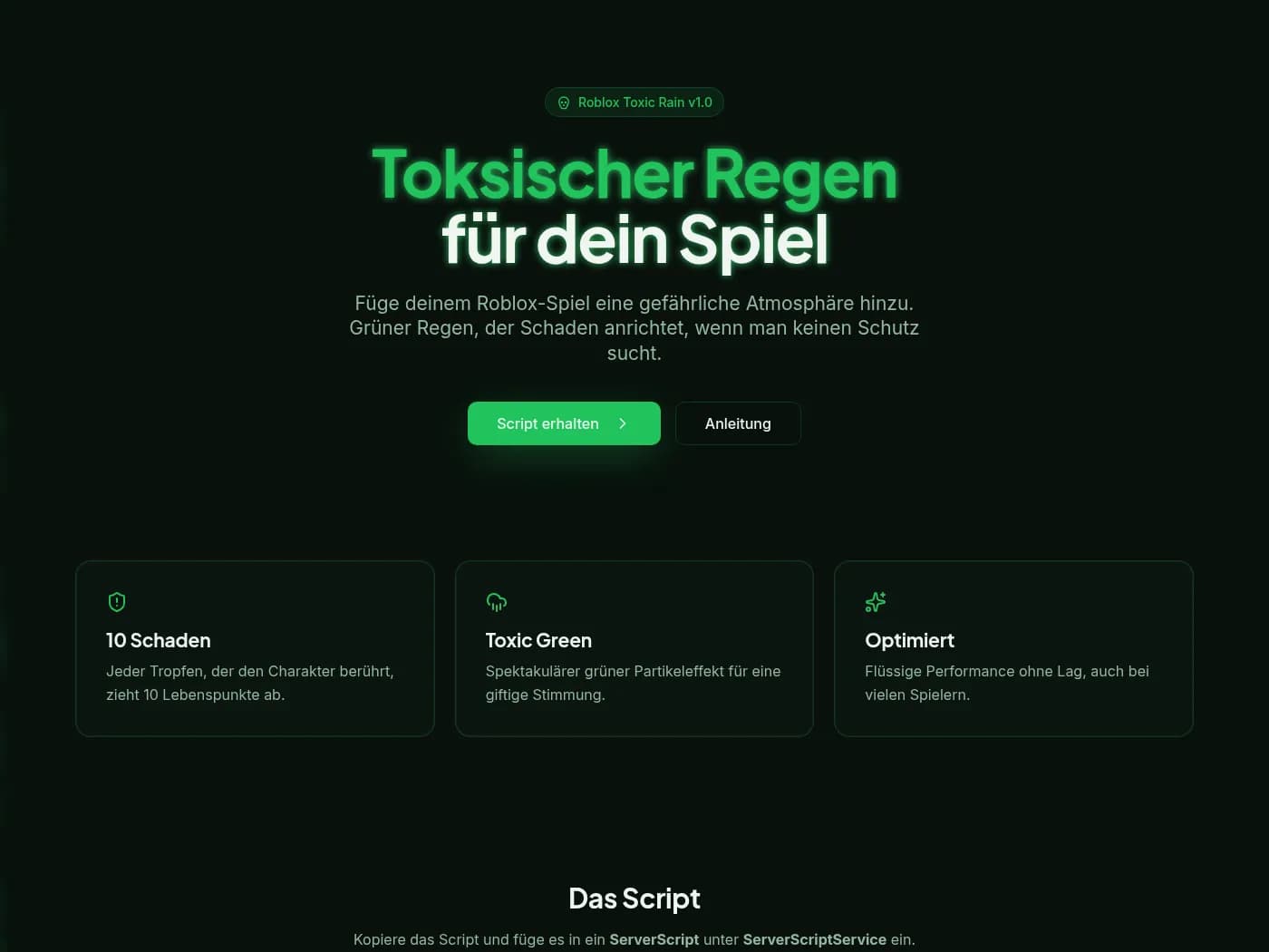 Toxic Rain Roblox Script