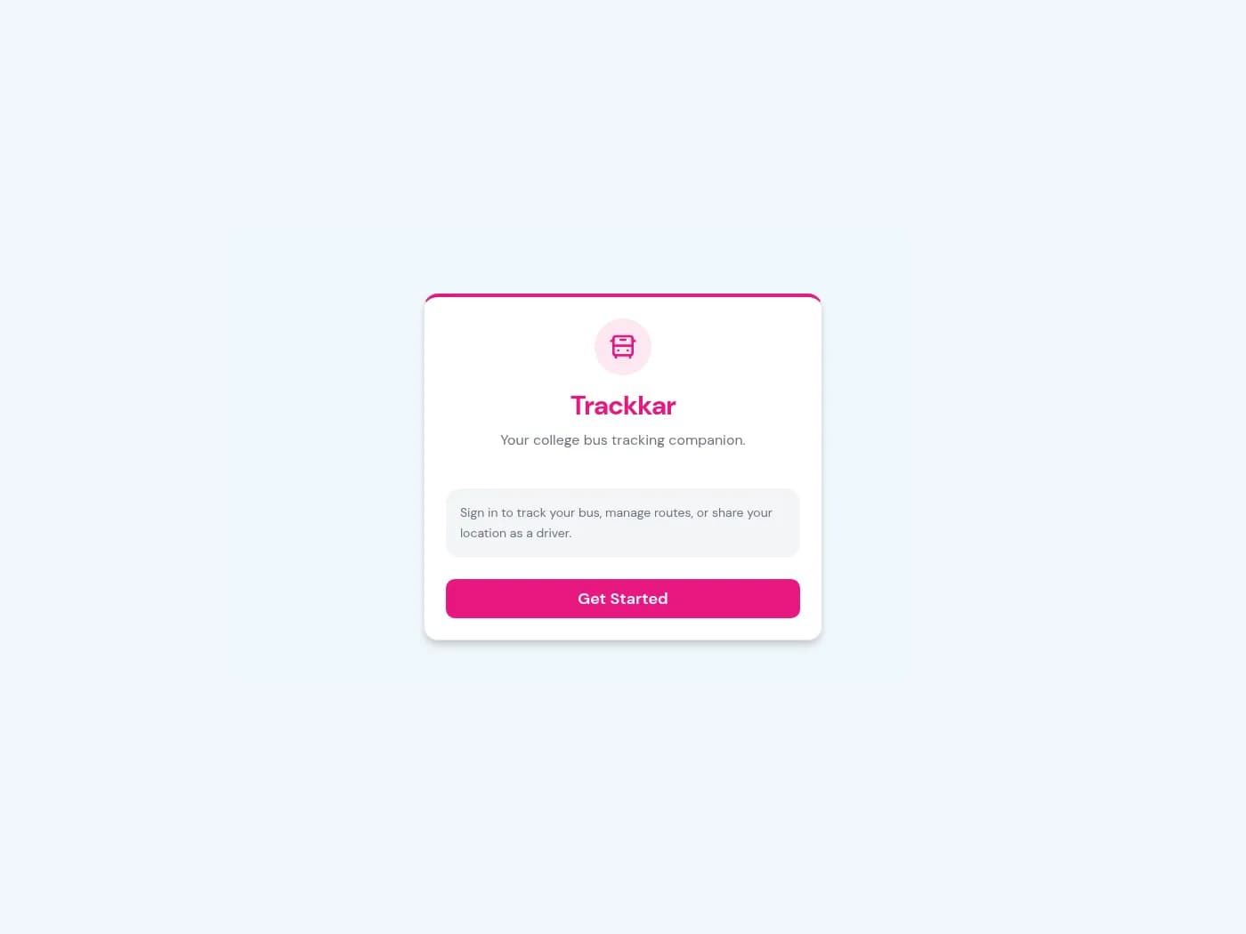 Trackkar Bus Tracker