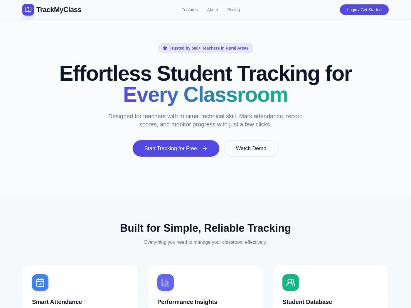 TrackMyClass