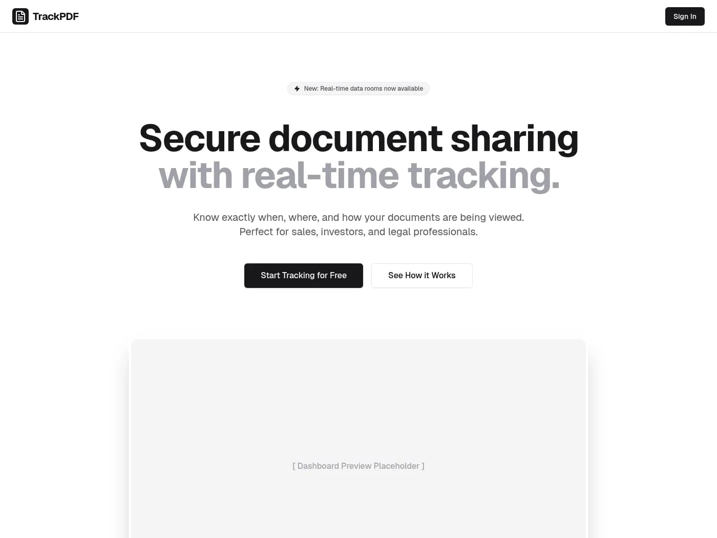 TrackPDF SaaS Platform