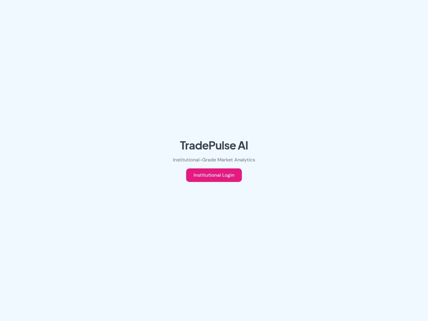 Trade AI Dashboard