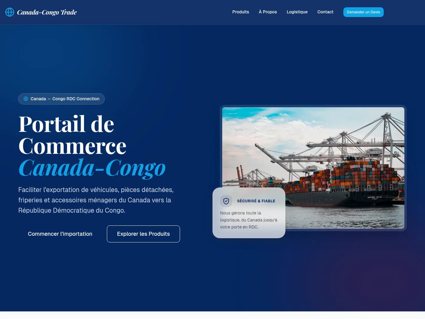 Canada-Congo Trade Portal