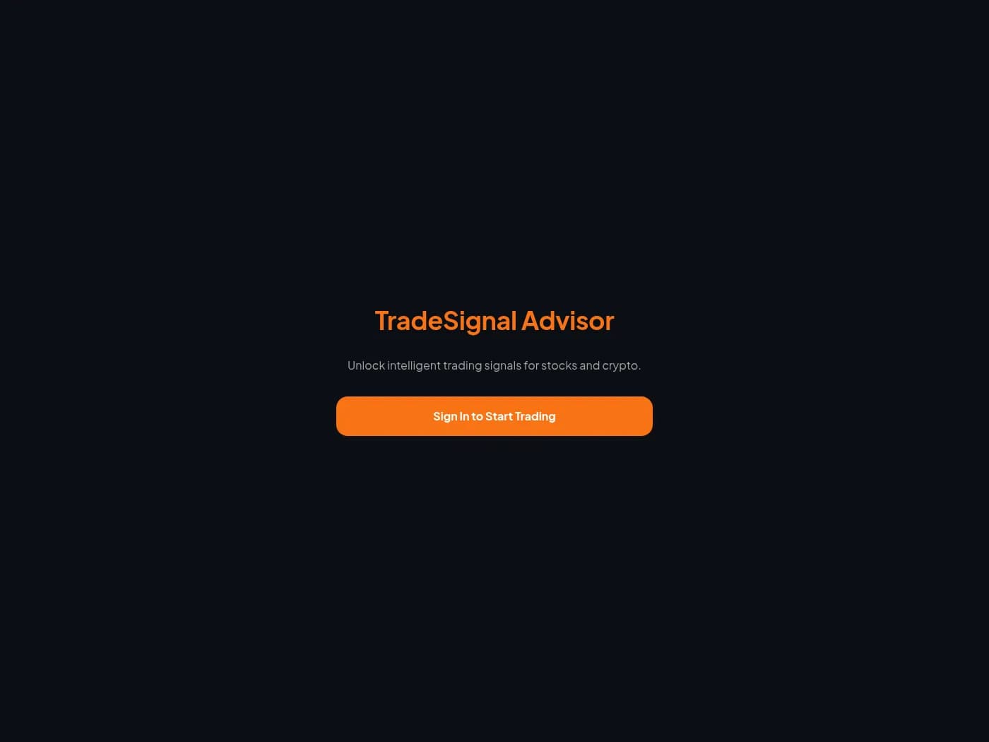 TradeSignal Advisor