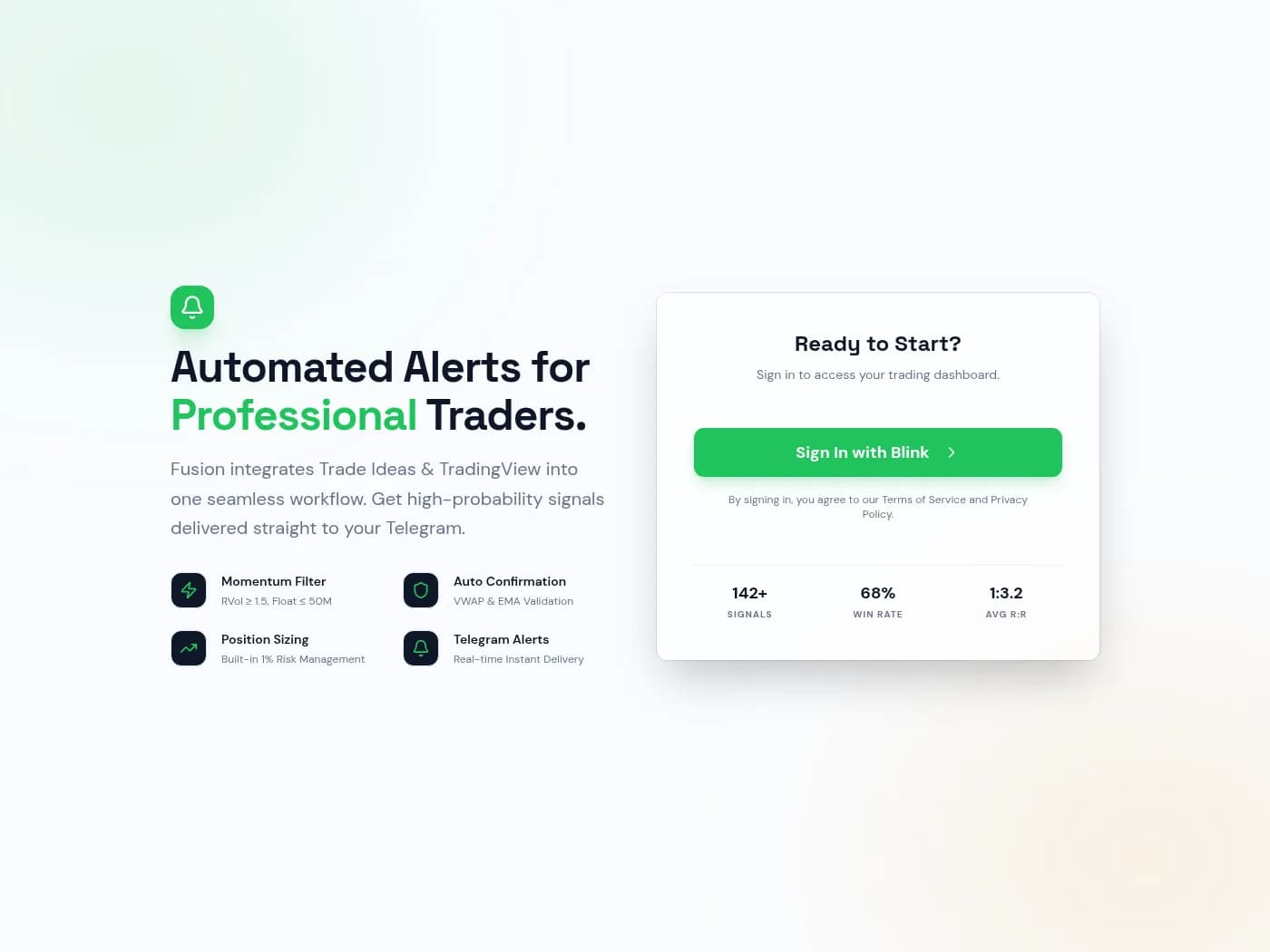 TradeAlert Fusion