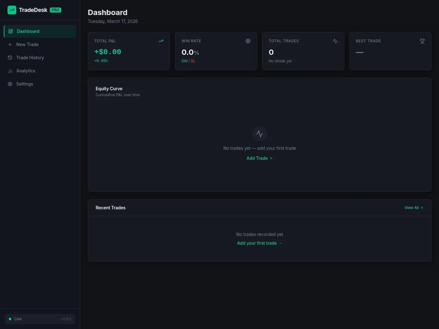 TradeDesk Pro