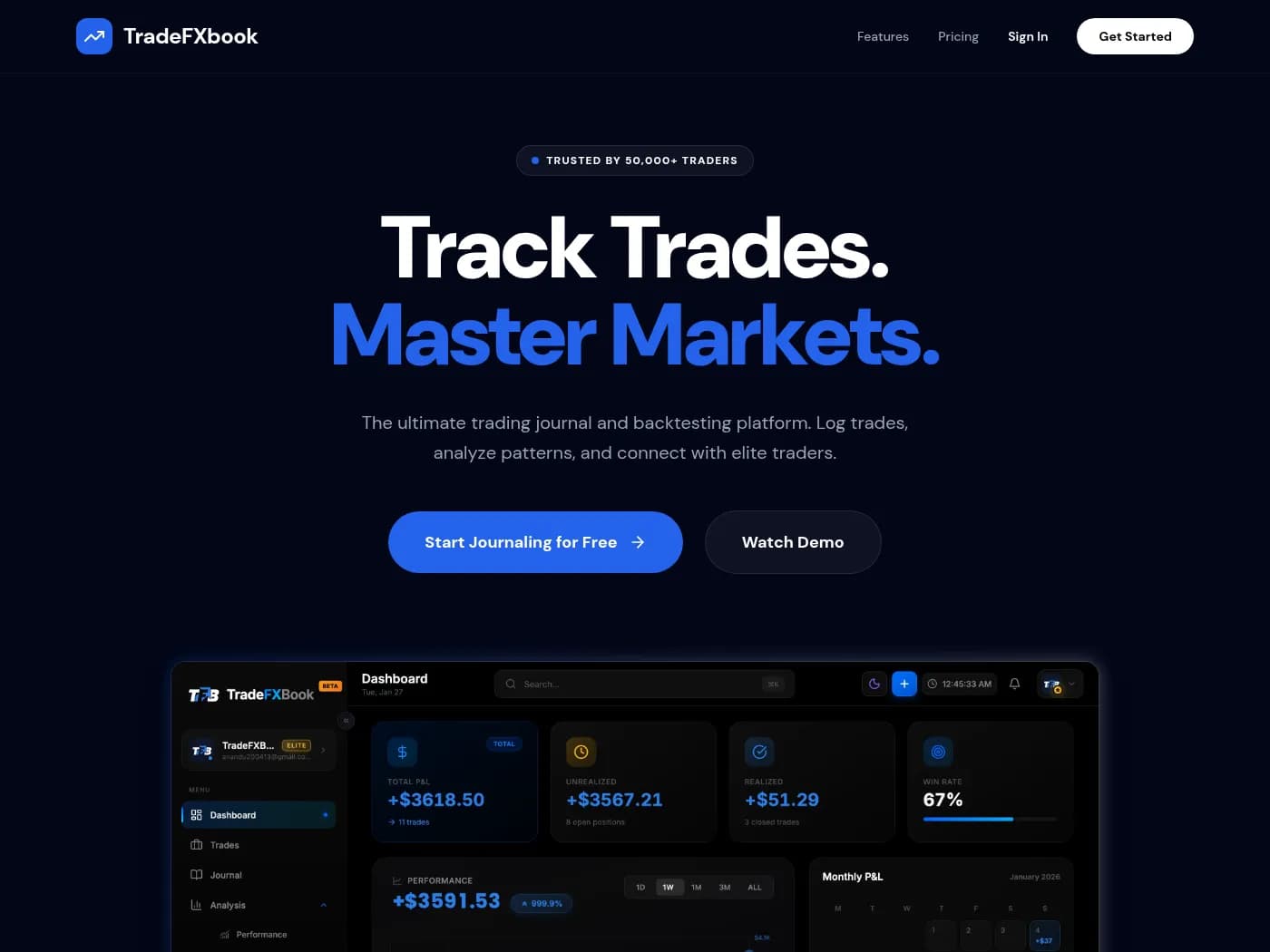 TradeFXbook Clone