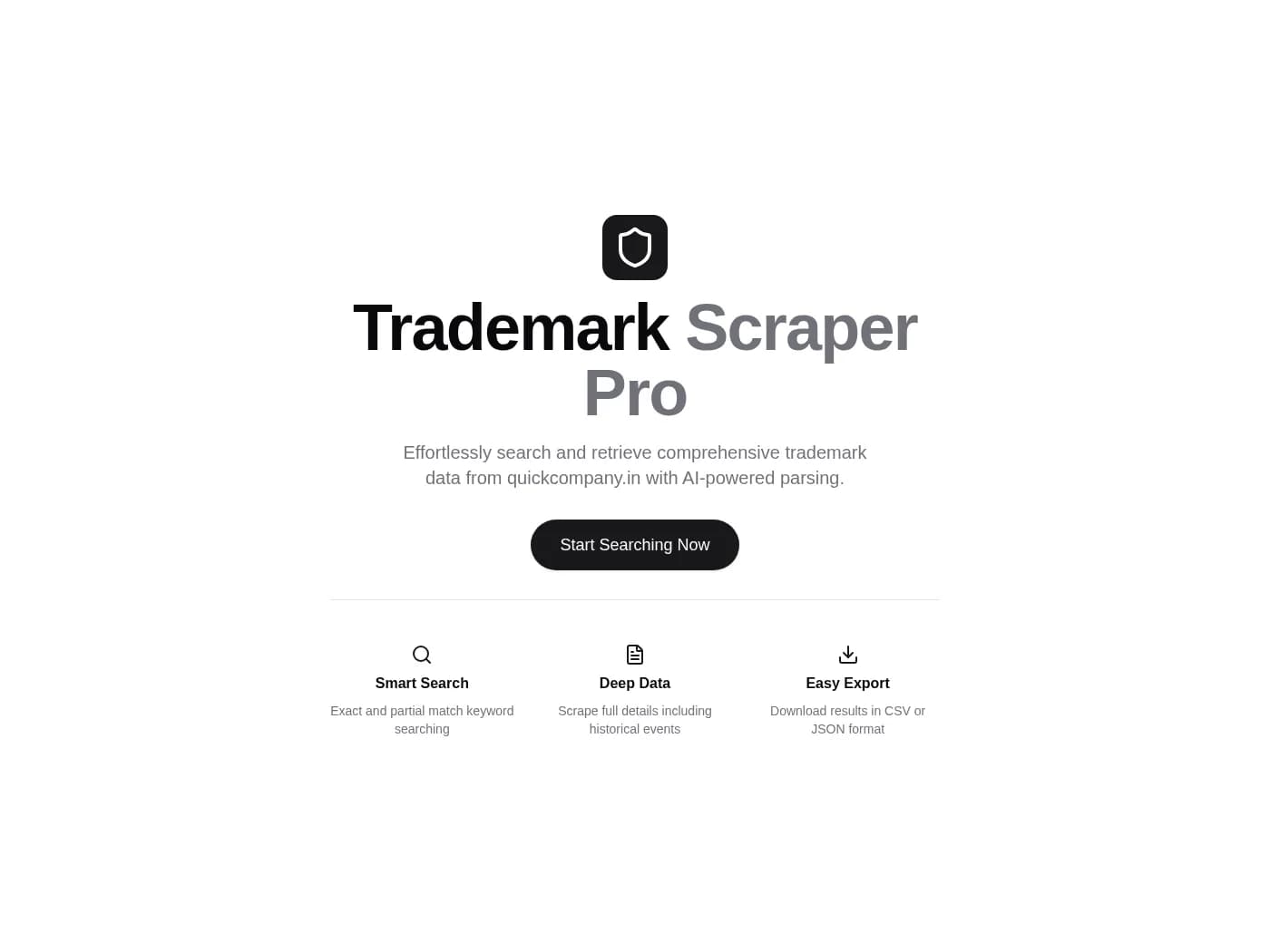 Trademark Scraper Pro