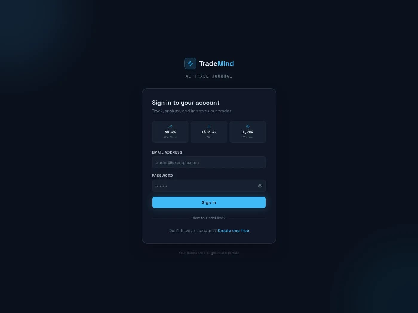 TradeMind AI Journal