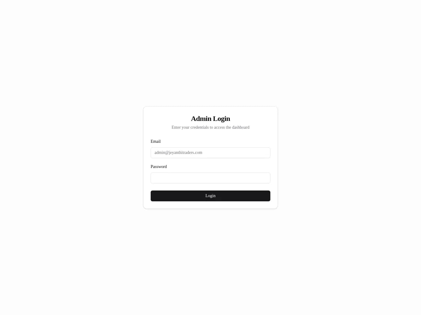 Jeyanthi Traders Backend