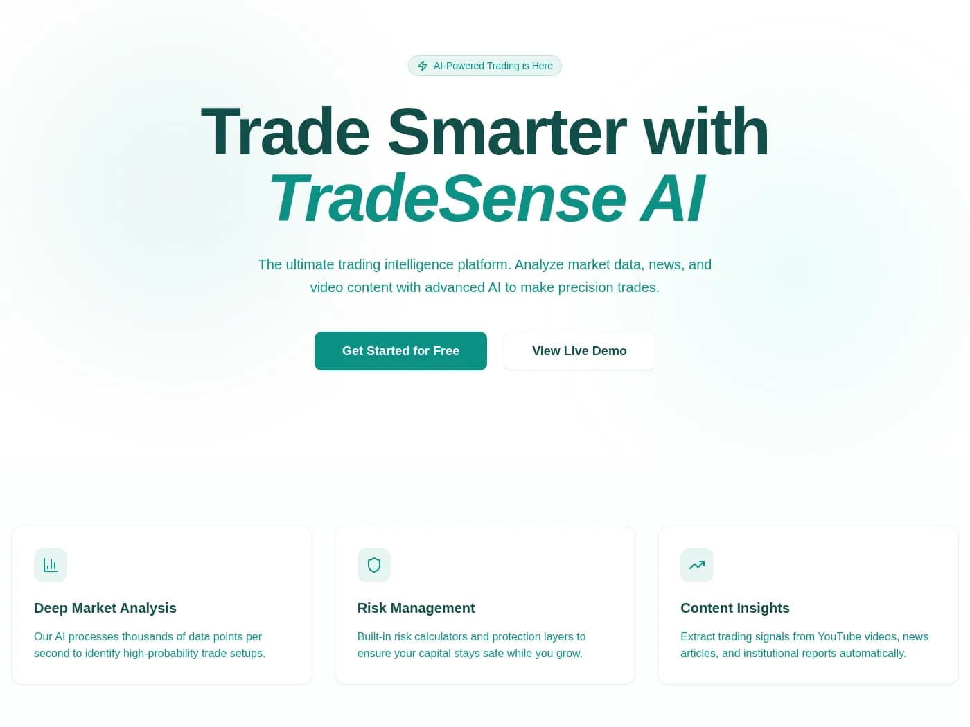 TradeSense AI
