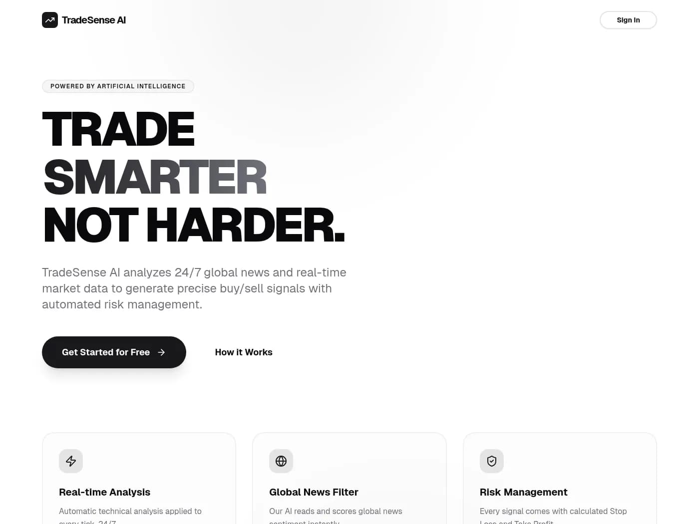 TradeSense AI Bot