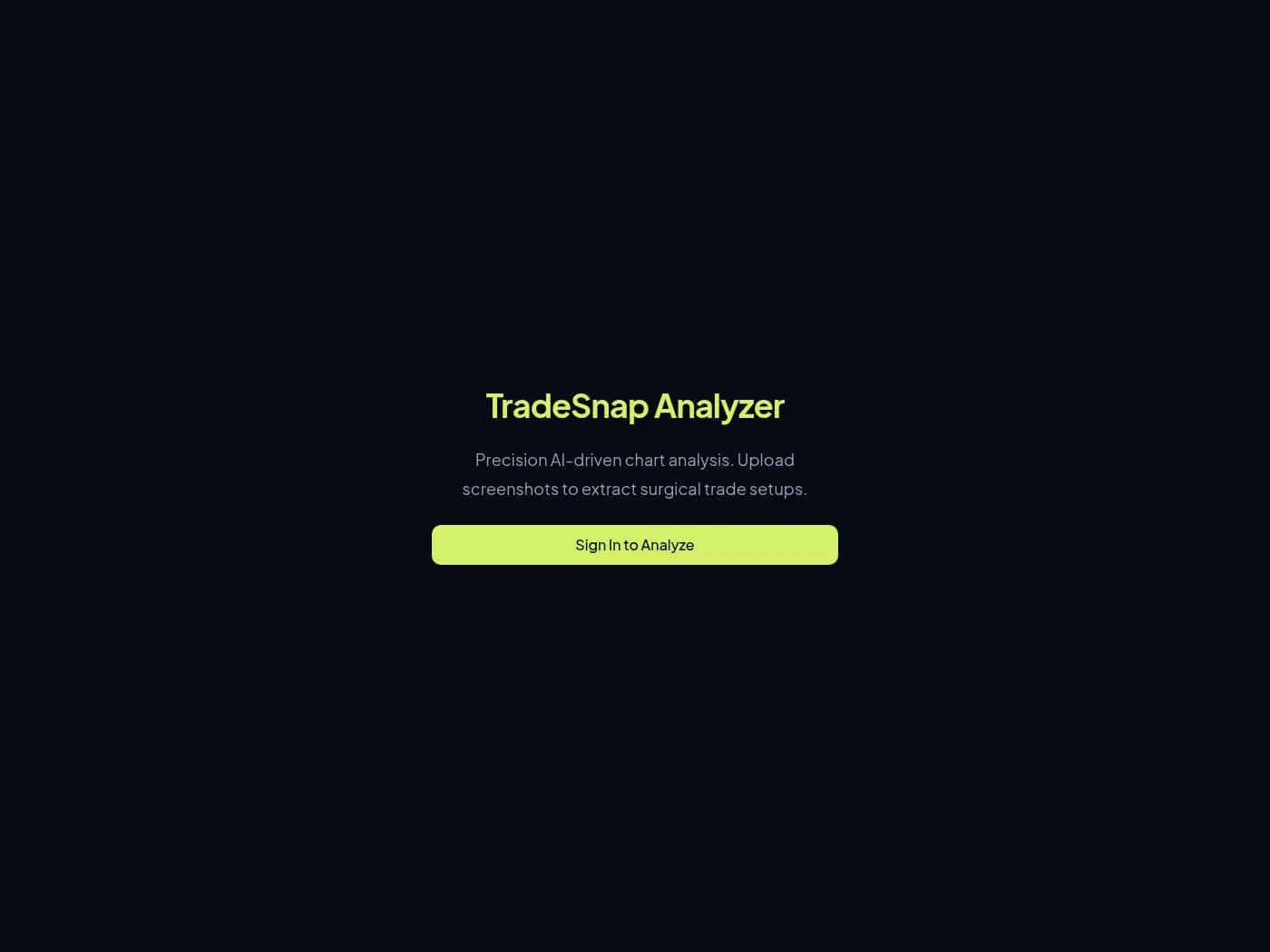 TradeSnap Analyzer
