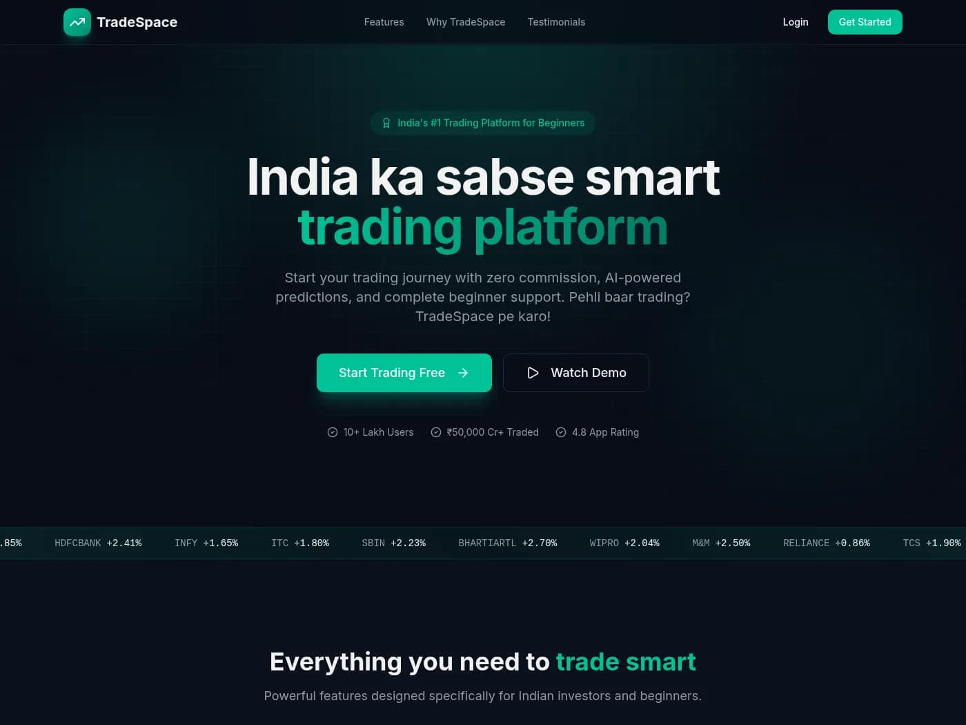 TradeSpace Trading Platform