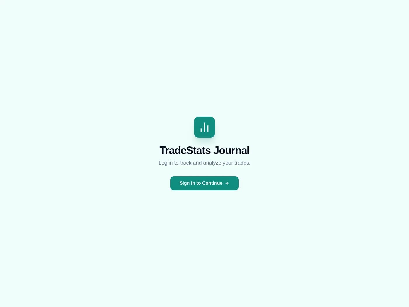 TradeStats Journal