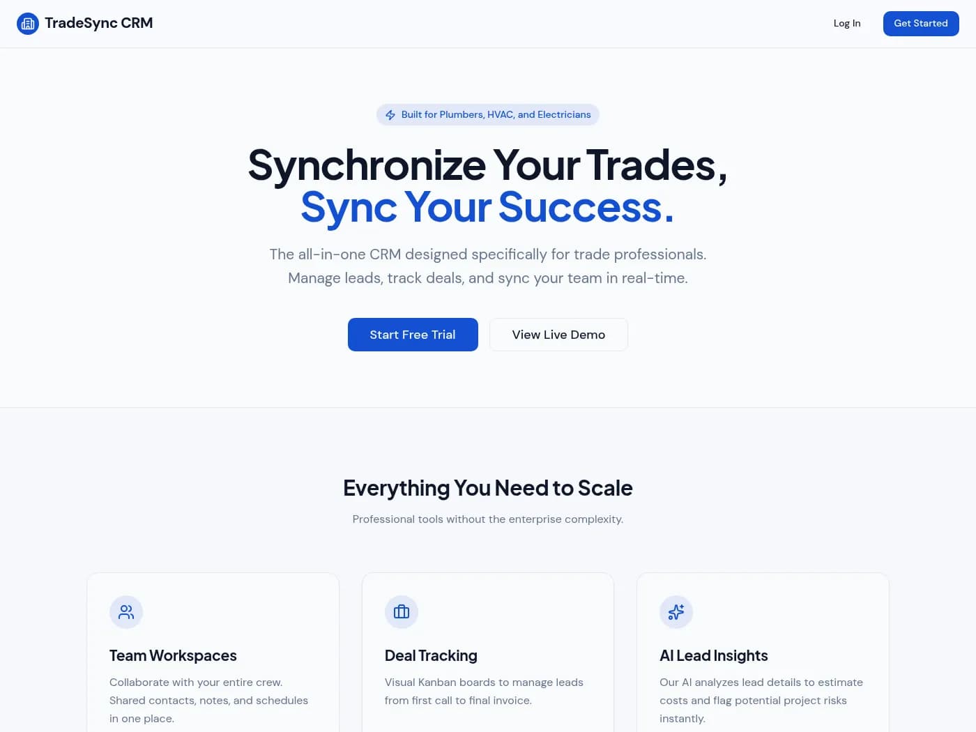 TradeSync CRM