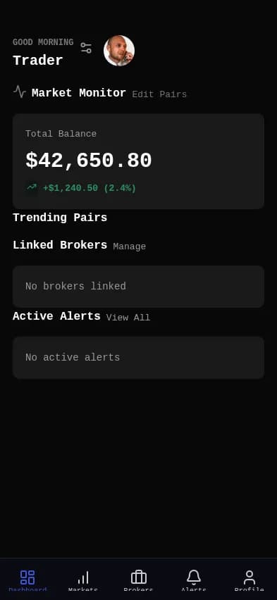 TradeSync Mobile Monitor