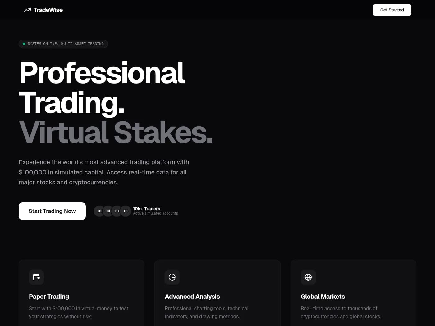 TradeWise Web Platform