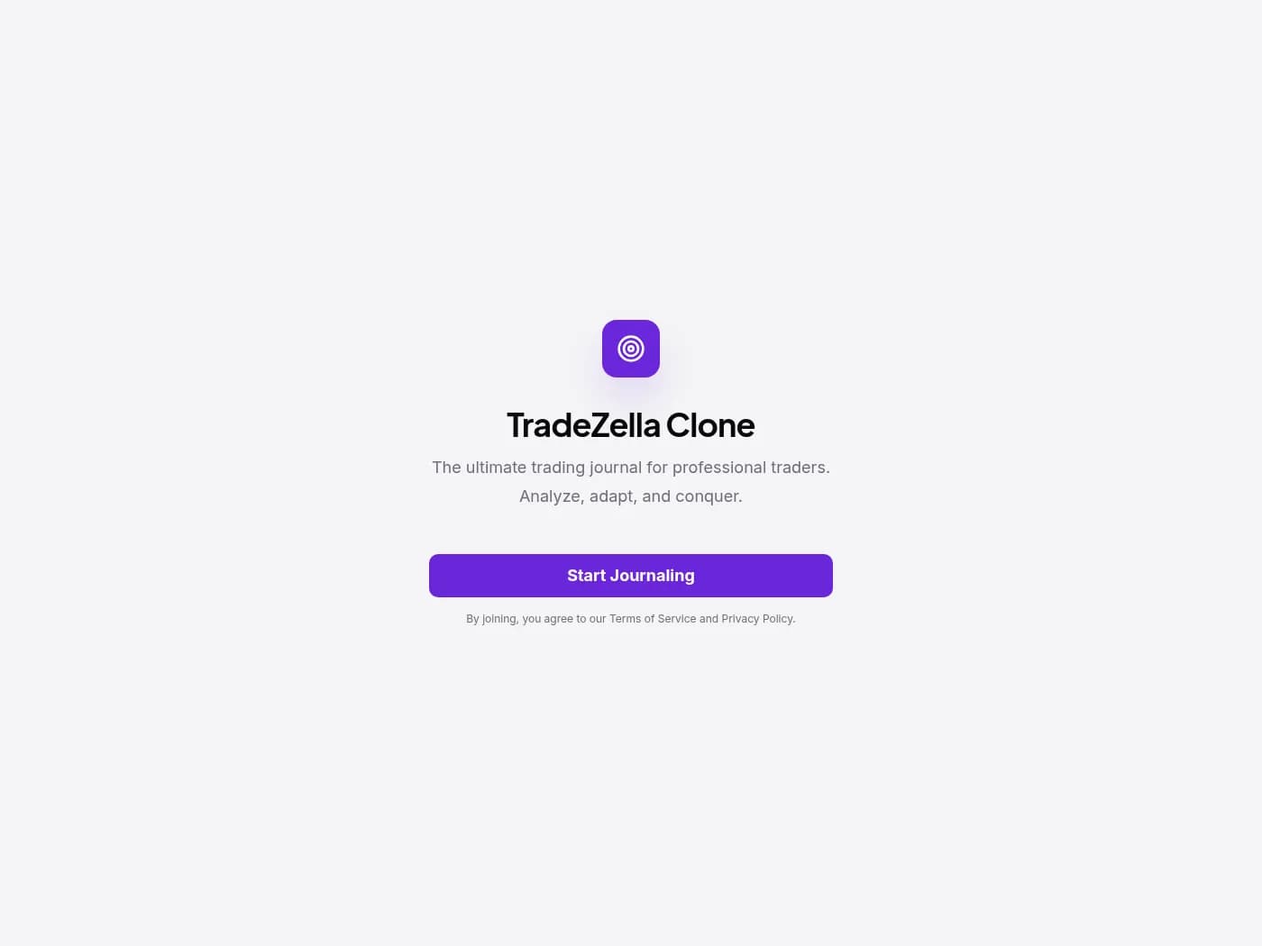 TradeZella Clone App