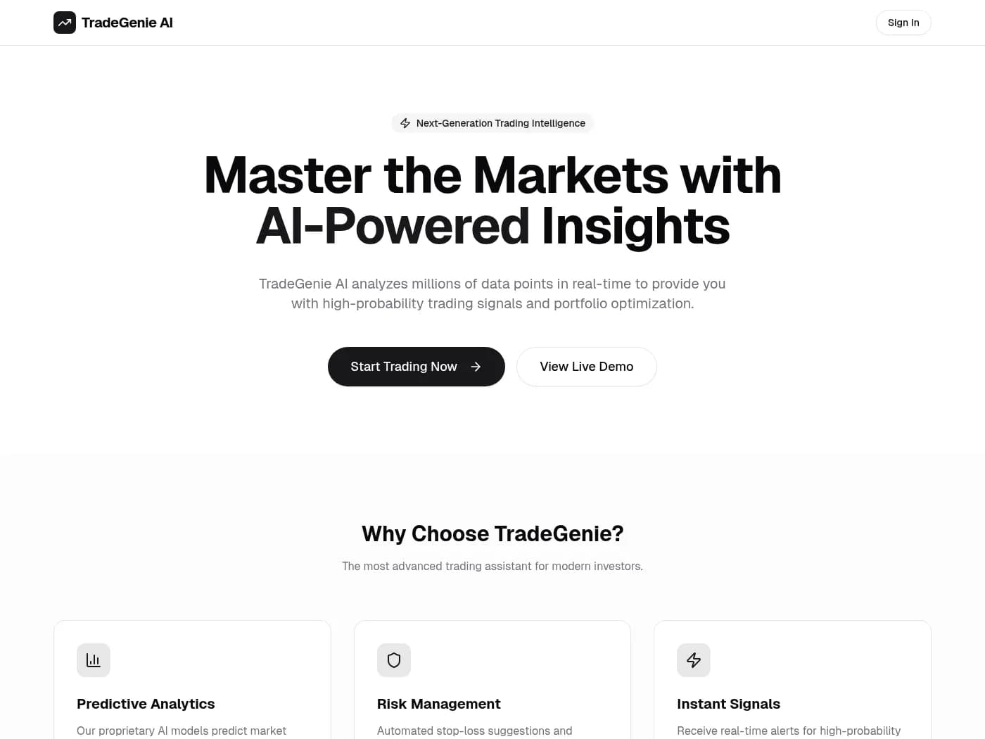 TradeGenie AI