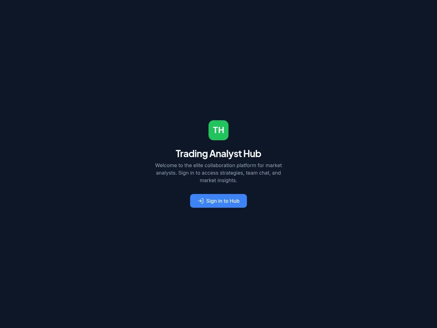 Trading Analyst Hub