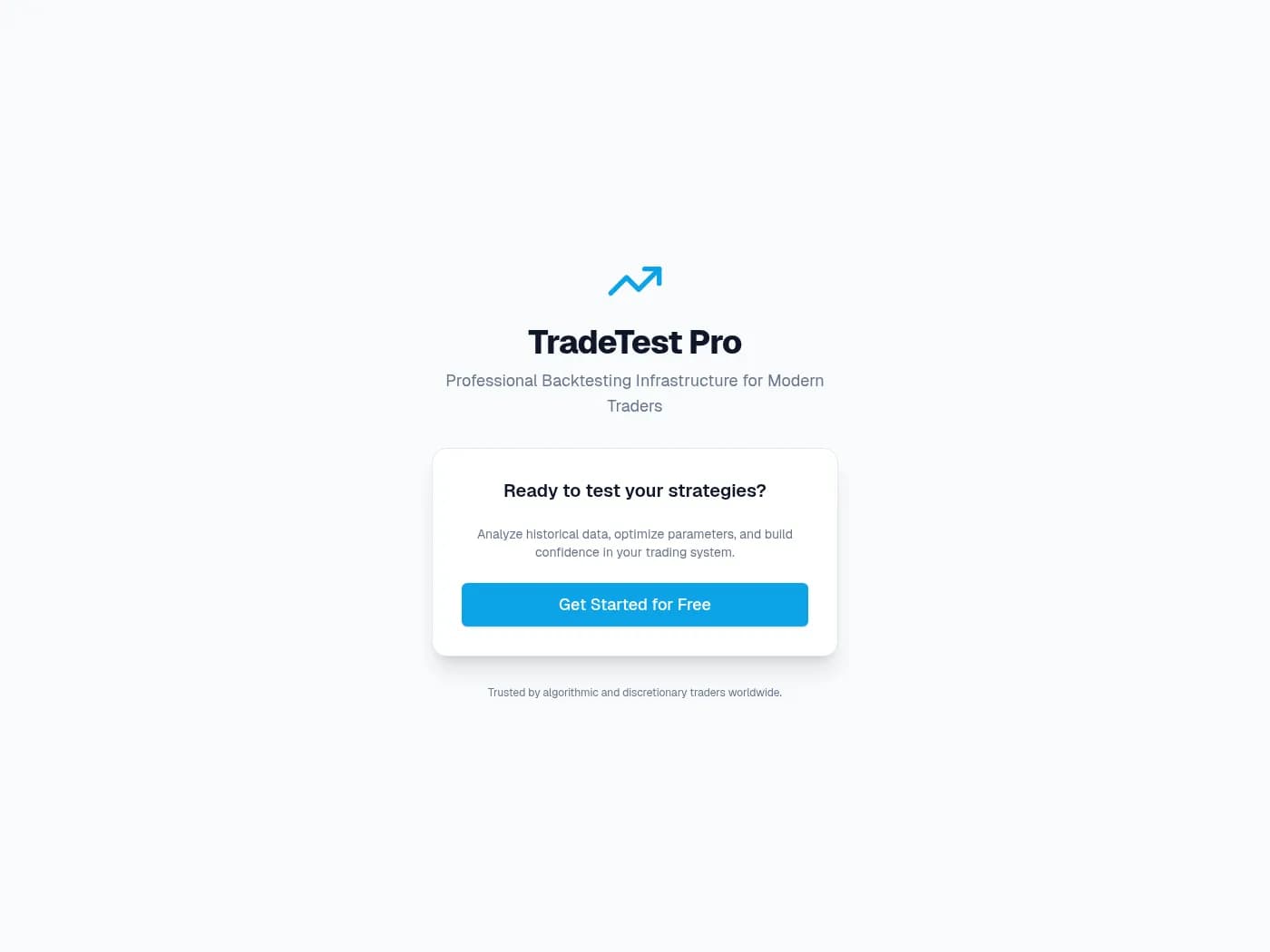 TradeTest Pro
