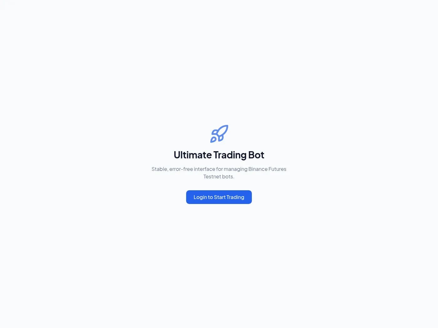 Ultimate Trading Bot Dashboard
