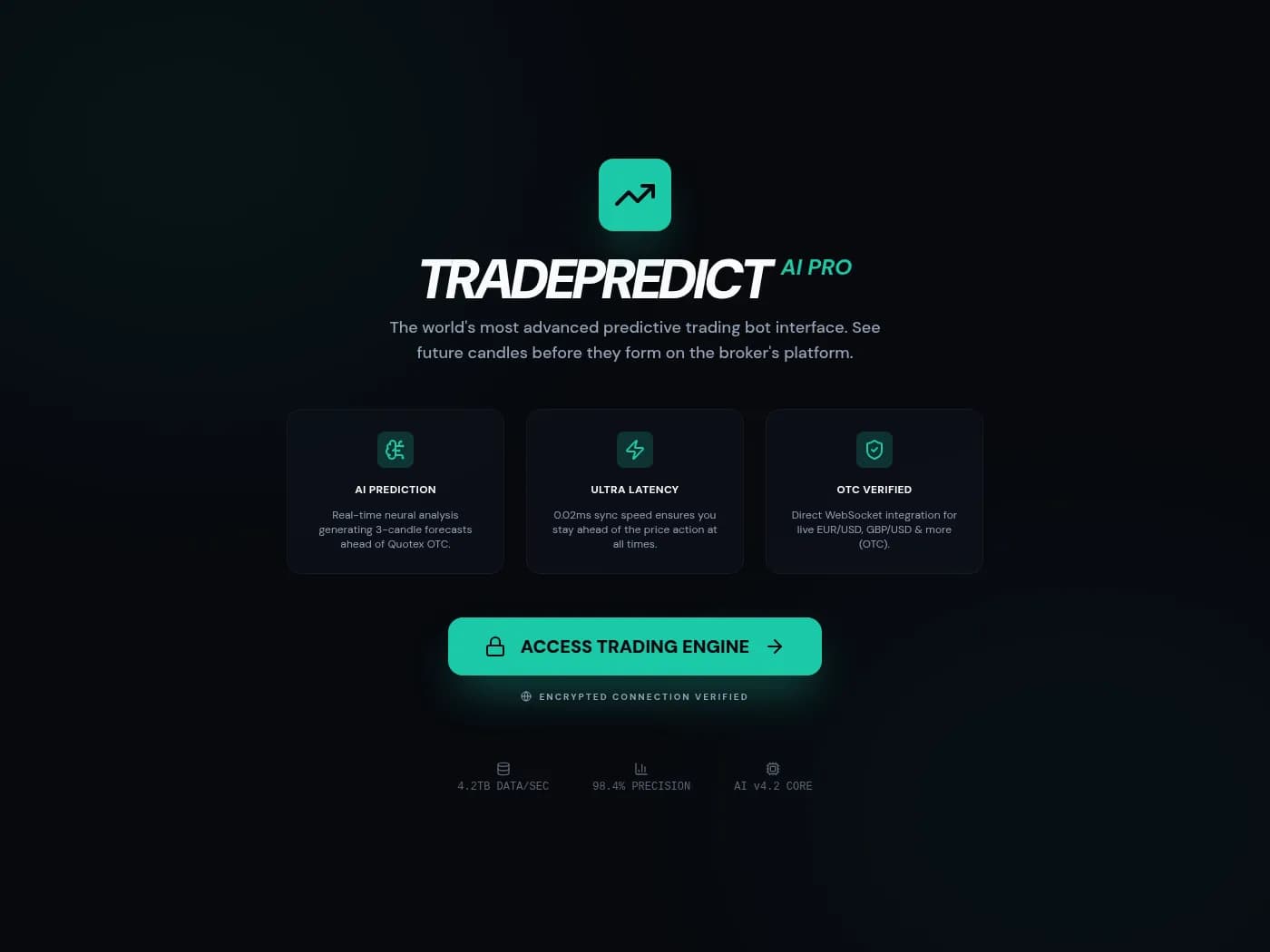 Predictive Trading Bot UI