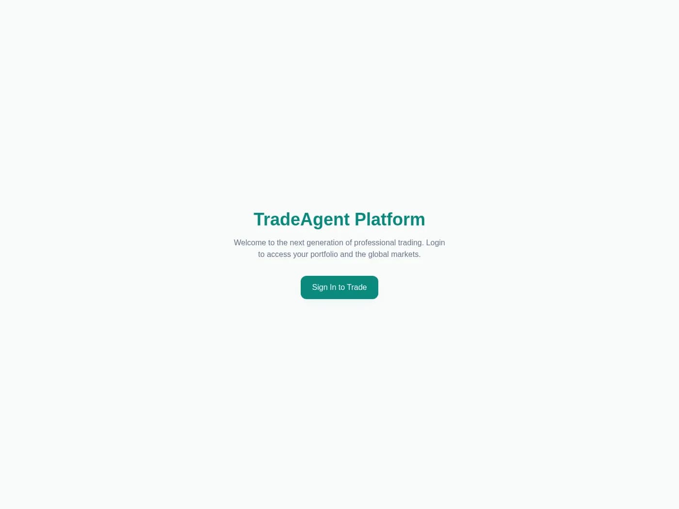 TradeAgent Platform