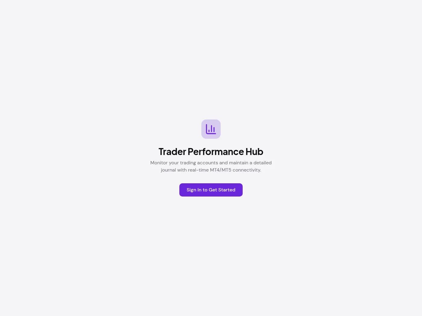 Trader Performance Hub