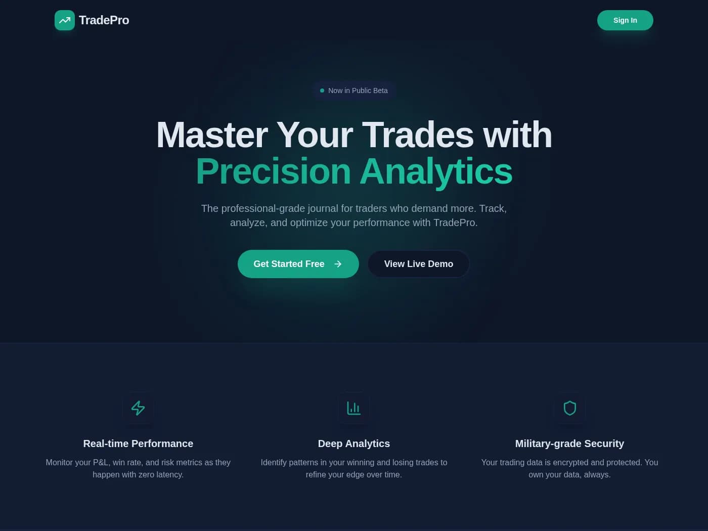 TradePro Tracker