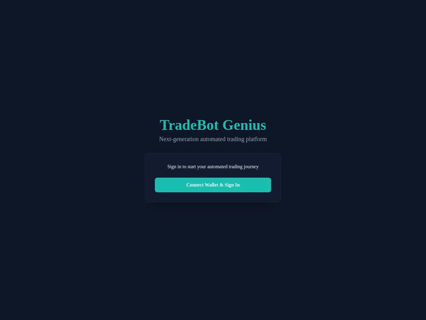 TradeBot Genius