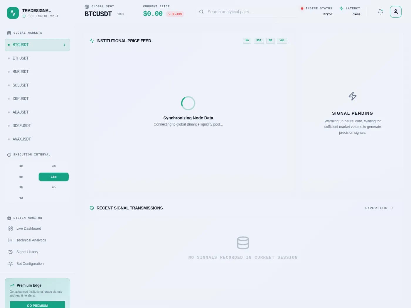 TradeSignal Pro Bot