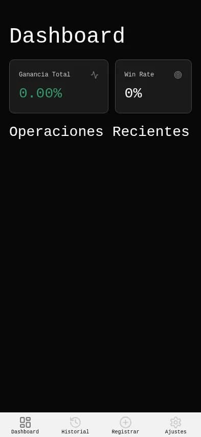 Trading Tracker Móvil