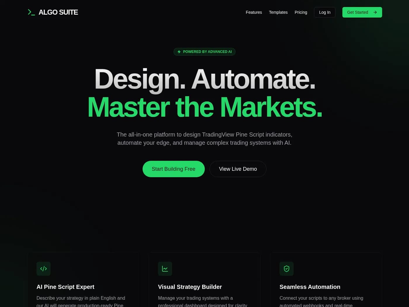 TradingView Algo Suite