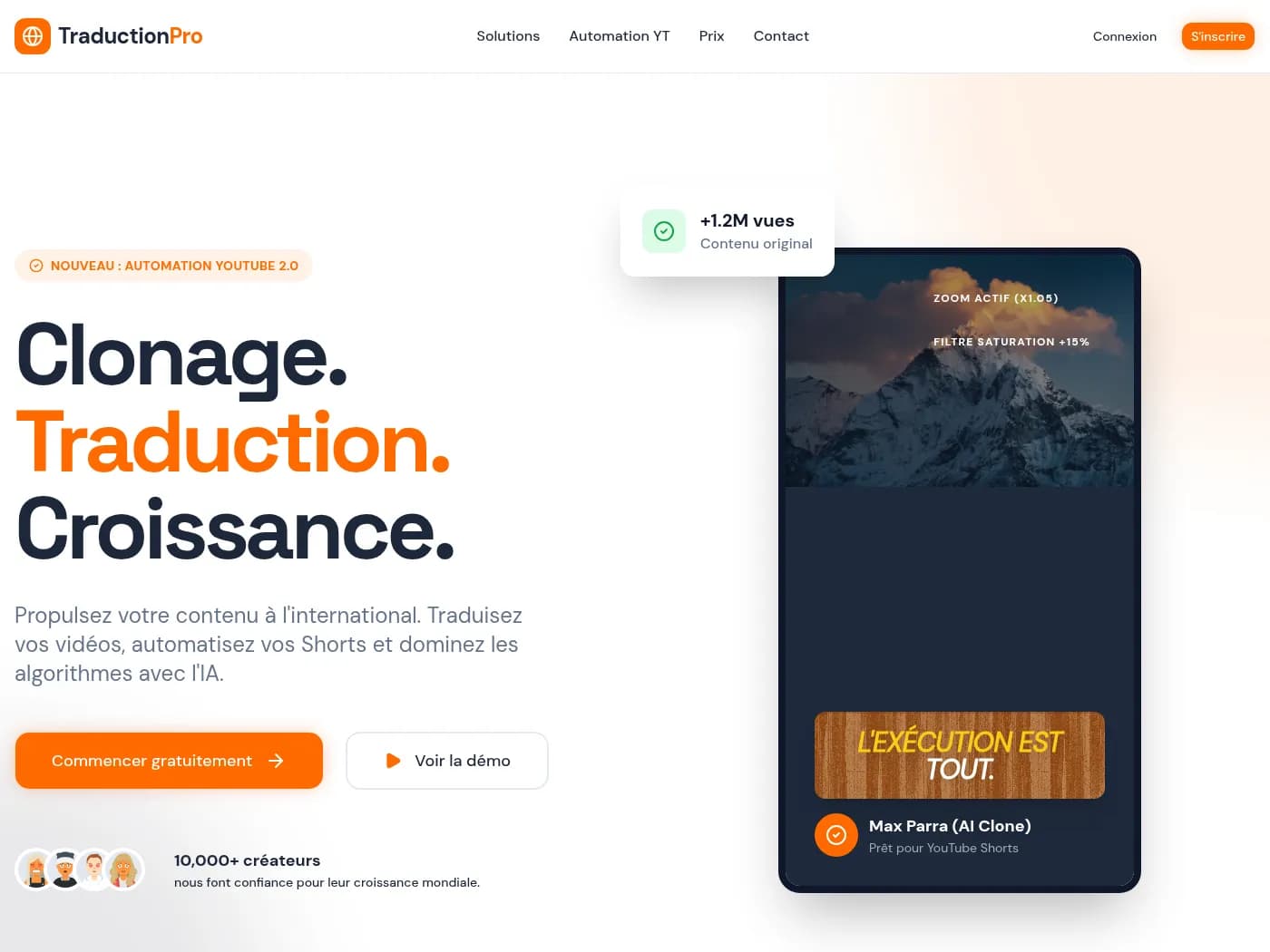 Traduction Clone Pro