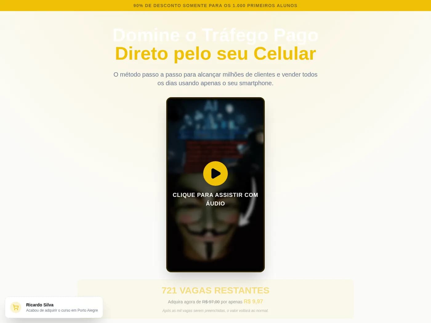 Tráfego Pago Celular Boost