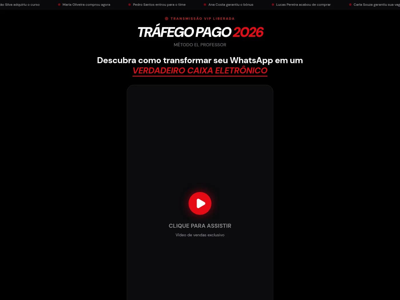 Tráfego Pago converter