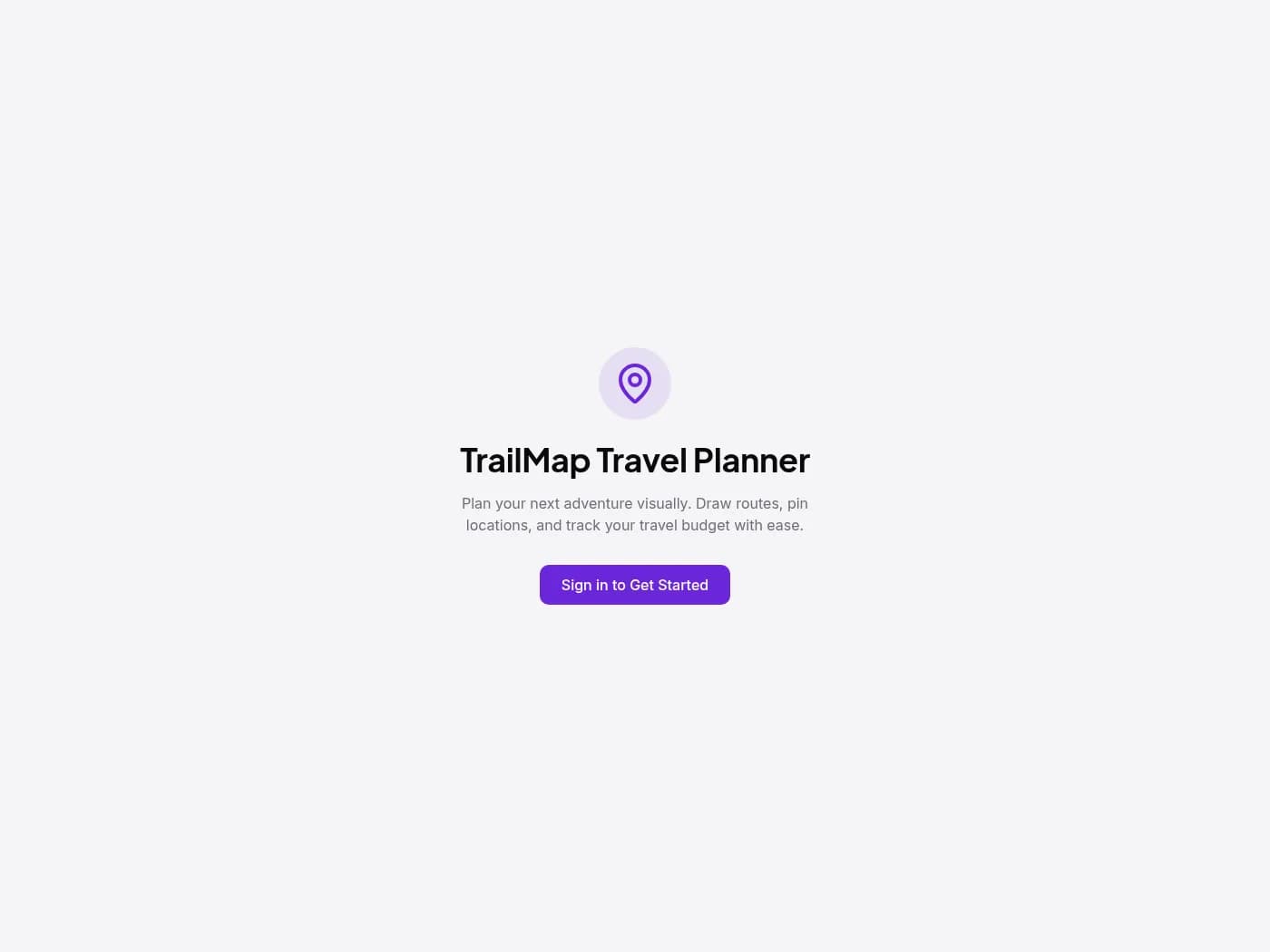 TrailMap Travel Planner